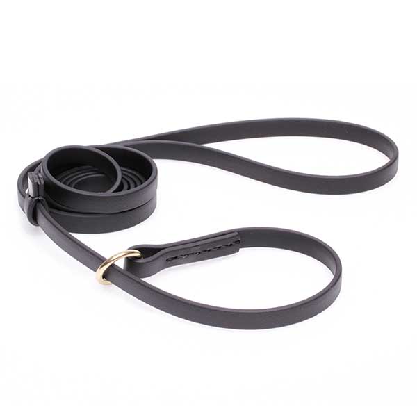 Black Biothane English Pointer Leash and Collar Combo [L64B#1111 Black ...